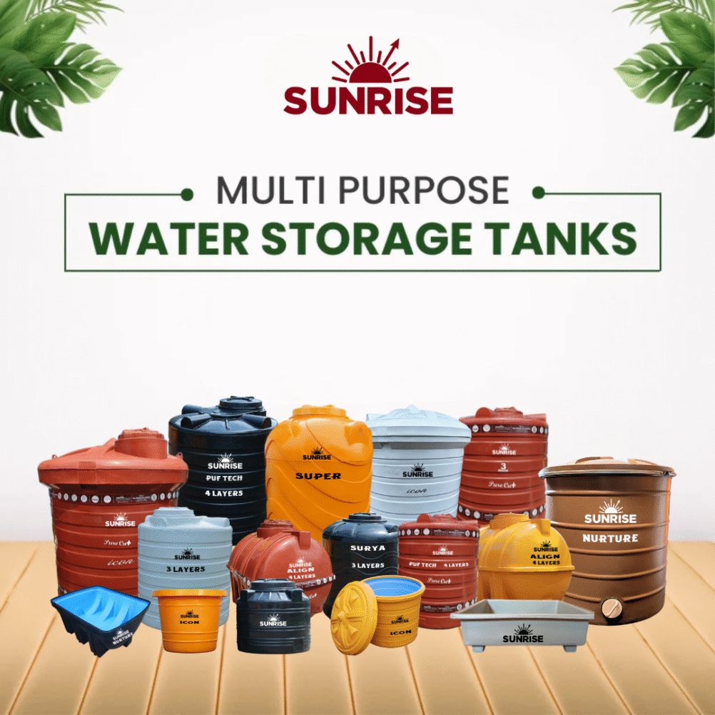 Different Types of Water Storage Tanks - Sunrise Tanks