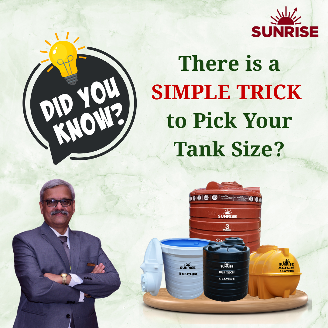 The Complete Guide to Choosing Your Water Tank Size - Sunrise Tanks